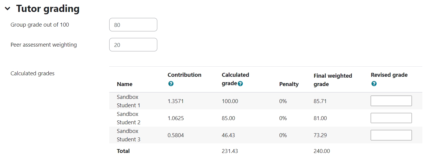 Peer Assessment - Grading, Releasing and Exporting Grades - Knowledge Base